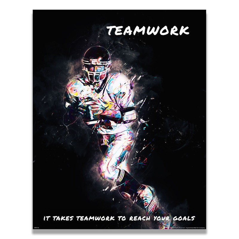 Teamwork Sports Poster