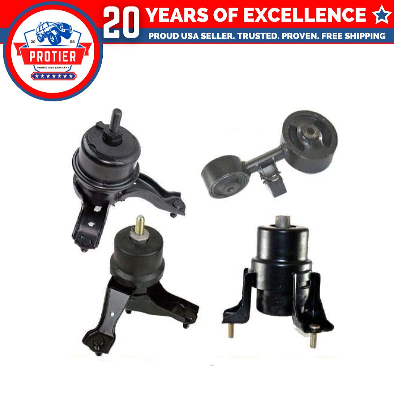 Fits 2004-2008 Toyota Solara 2.4L AUTO Trans Motor & Trans Mount Set ...