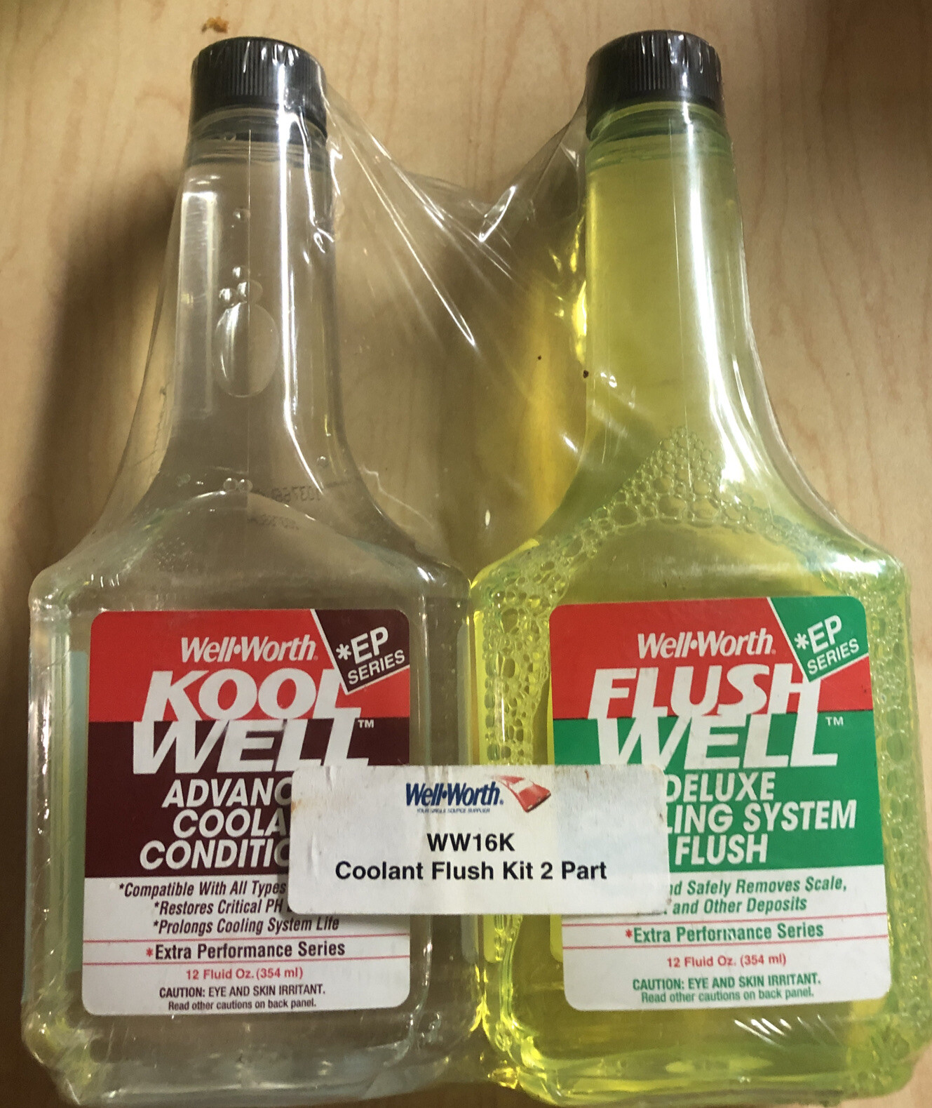 2-BOTTLES 1- ADVANCED COOLANT CONDITIONER 1 -COOLING SYSTEM FLUSH, 24 ...