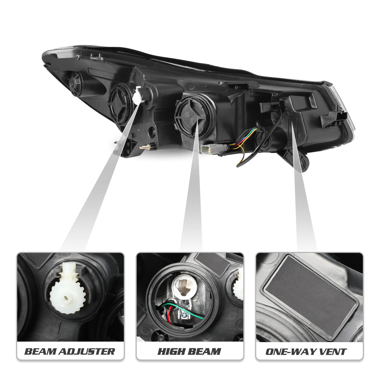 Factory Chrome Headlight For 2017-2022 Chevy Trax Halogen Headlamp Left ...