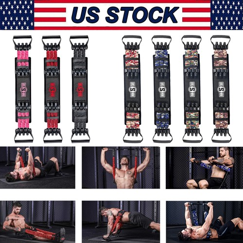 Innstar Adjustable Resistance Bands Bench Press Chest Push Arm Expander ...
