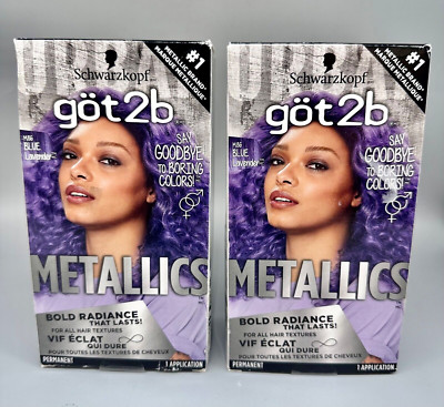 Schwarzkopf Got2b Metallic Permanent Hair Color #M86 Blue Lavender ...