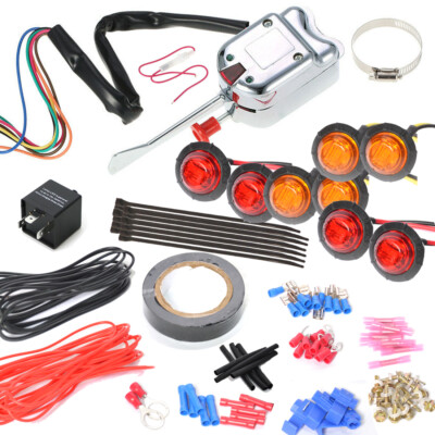 DIY ATV UTV Turn Signal Street Legal LED Light Kit For Polaris Ranger ...