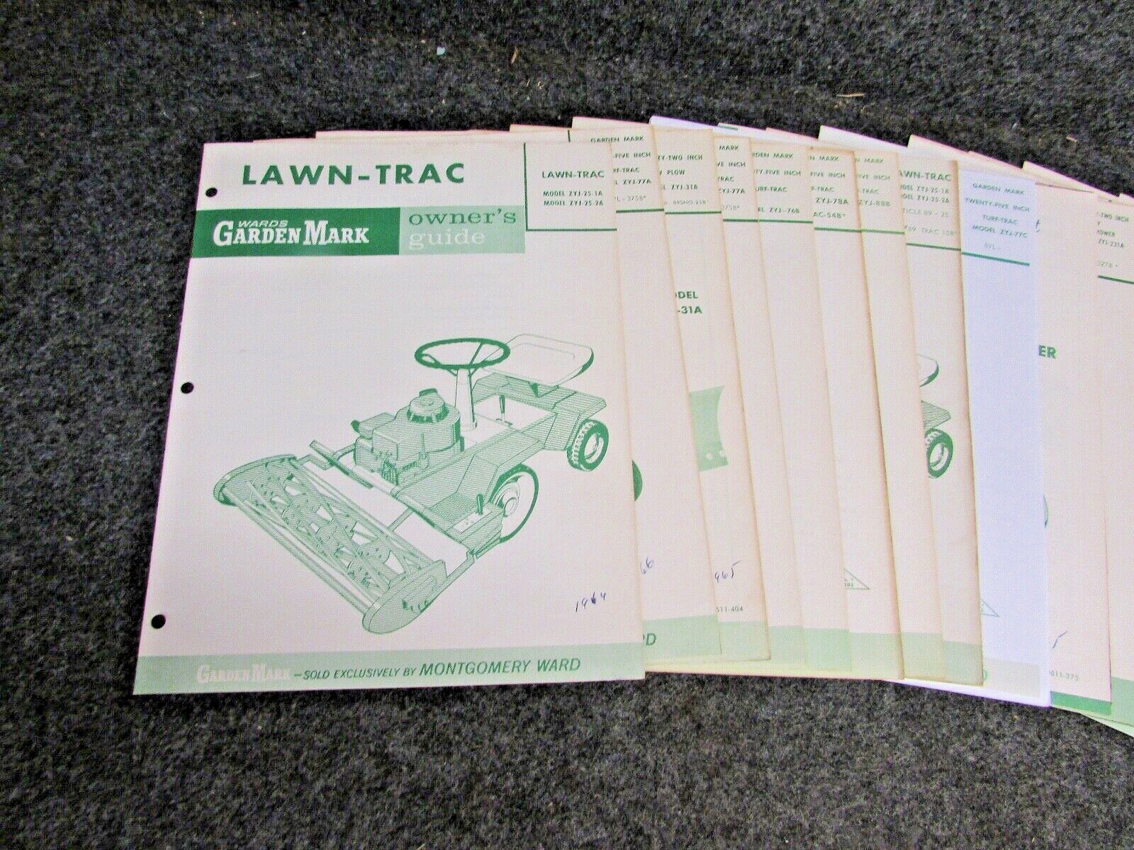 MONTGOMERY WARD GARDEN MARK RIDING / PUSH MOWER OWNERS GUIDE / PARTS ...