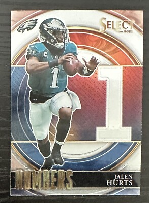 2021 Panini Select Football Jalen Hurts #SN-9 Numbers Insert ...