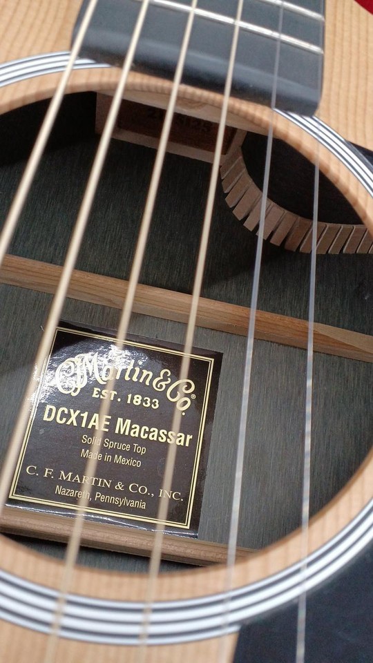 Martin&Co. DCX1AE Macassar Acoustic Electric Guitar Used From Japan /w ...