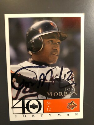 Baltimore Orioles JOSE MORBAN autographed 2003 Upper Deck 40-Man | eBay