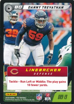 U89-19 DANNY TREVATHAN 2019 Panini Five Football TCG BEARS | eBay