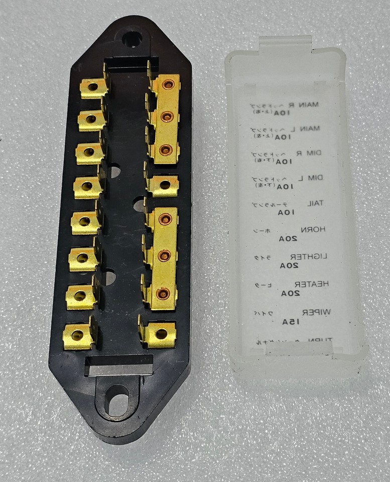TOYOTA LAND CRUISER FJ40 FJ43 FJ45 HJ45 BJ40 BJ42 BJ43 FUSE BOX AND ...