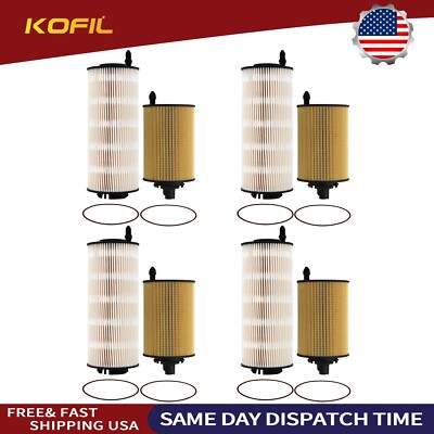 4- 2272926B 2272926PE Fuel Filter for MX13 EPA21 Peterbilt DAF Kenworth ...