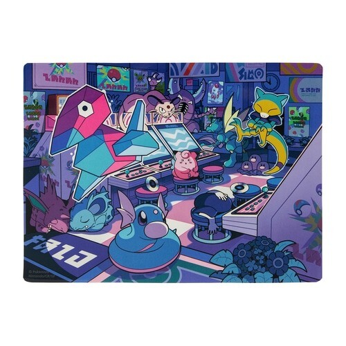 PC245 Pokemon Center Poster & Sticker Set Night Arcade Japan | eBay