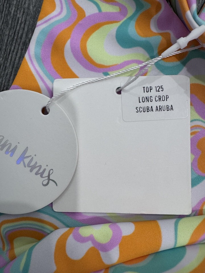 Kulani Kinis Long Crop In Scuba Aruba Bikini Top Size 3XL NWT | eBay