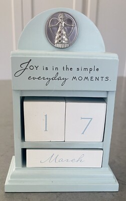 Hallmark Block Perpetual Calendar - Joy Is In The Simple Everyday ...