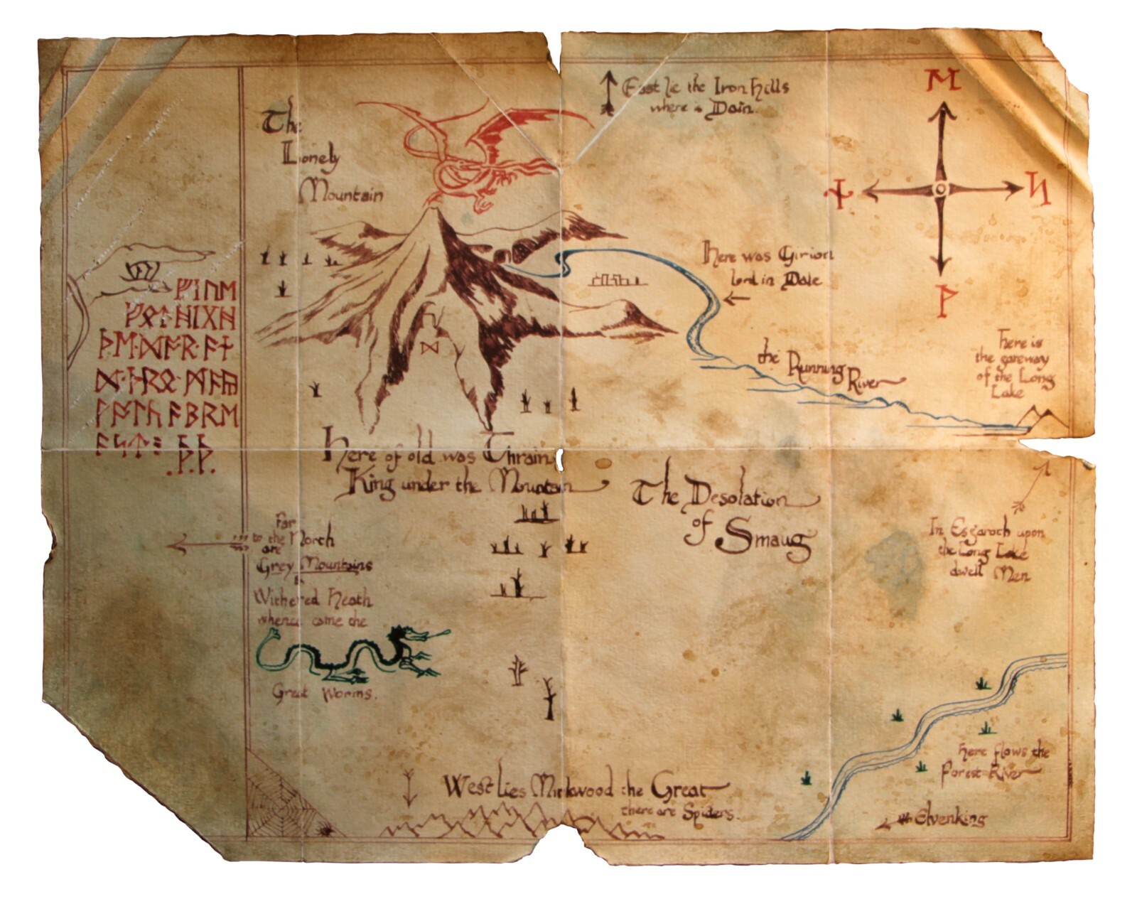 Original Lonely Mountain Map