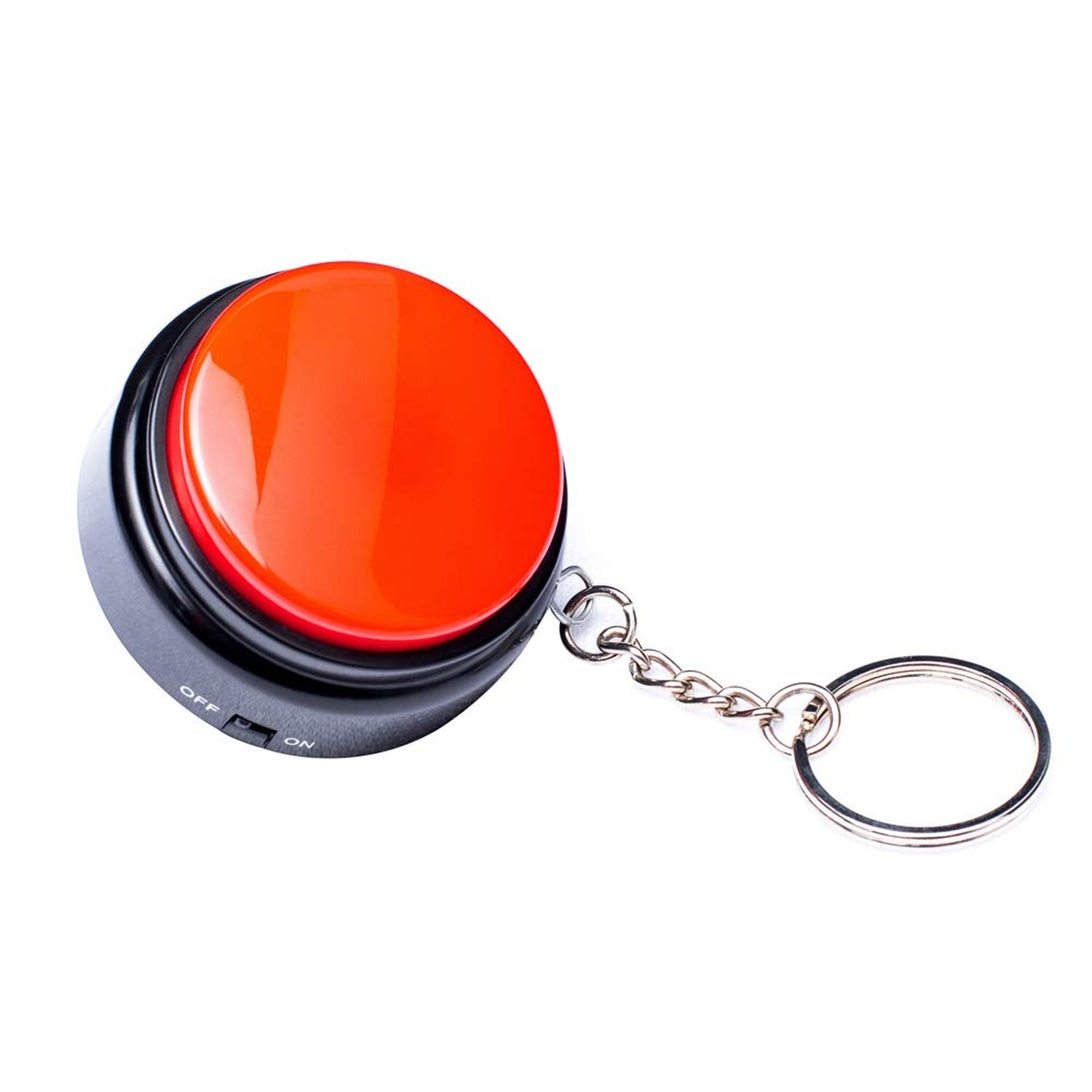 Neutral Recordable Talking Button with Keychain, 30s Voice Recording ...