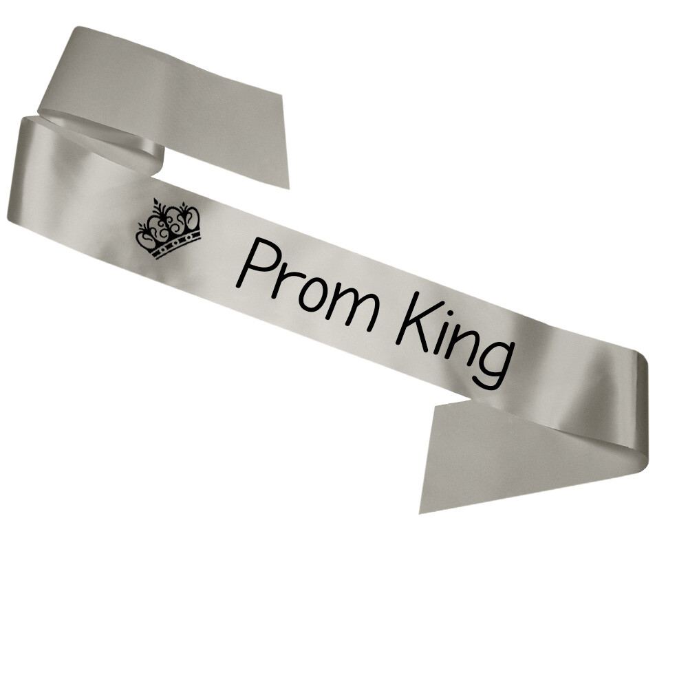 PROM KING PROM QUEEN SASH HIGH SCHOOL NIGHT LEAVERS DO GRADUATION ...