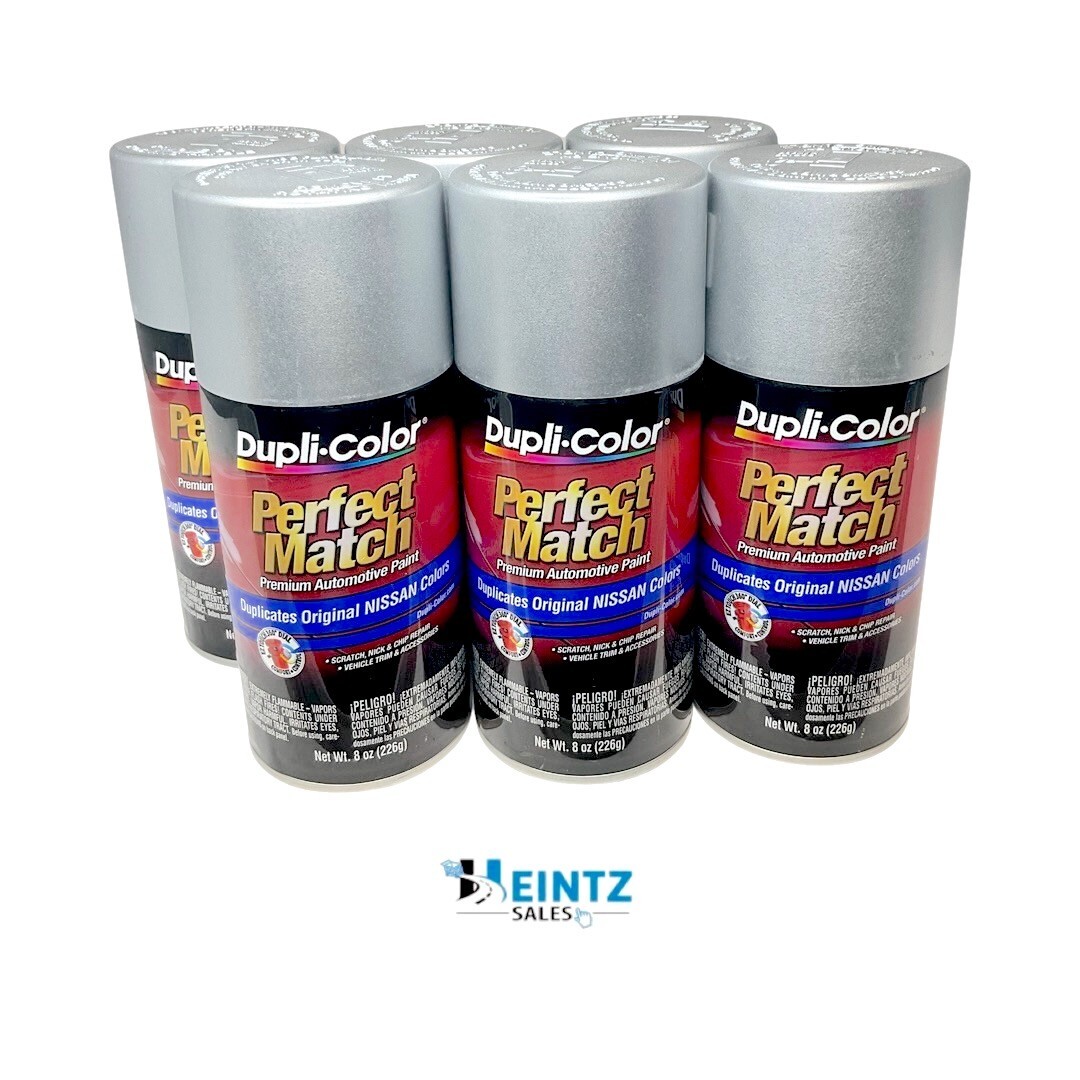 Duplicolor BNS0601 Perfect Match Nissan Silver Metallic 8 oz Aerosol ...