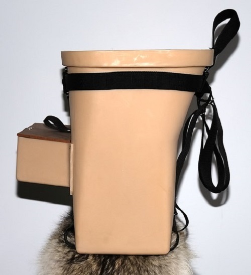 18 inch Fiberglass Trappers Pack Basket with 4" Compartment - Fiber ...