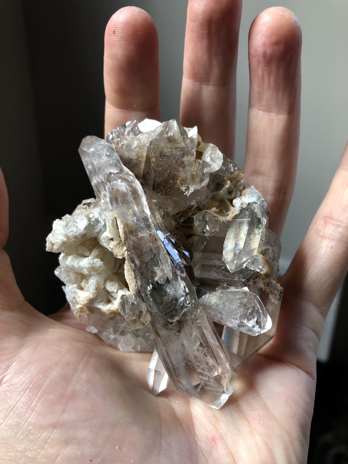 203g Inclusion Quartz Crystal Phantom Quartz Brazil Double Terminated ...