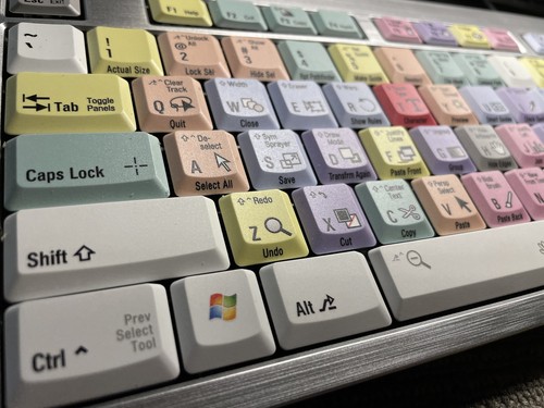 Logickeyboard Adobe Audition American English Slim Line PC Keyboard for ...