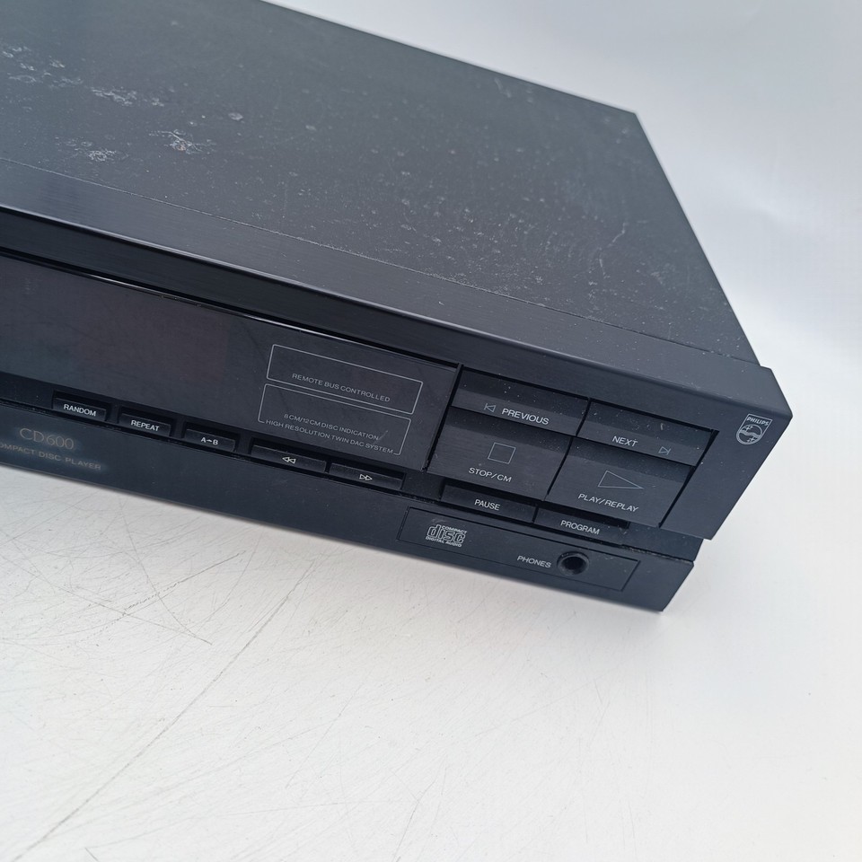 Philips CD600 / 00R Compact Disc Player Twin Dac 18w 50hz 220v CD ...