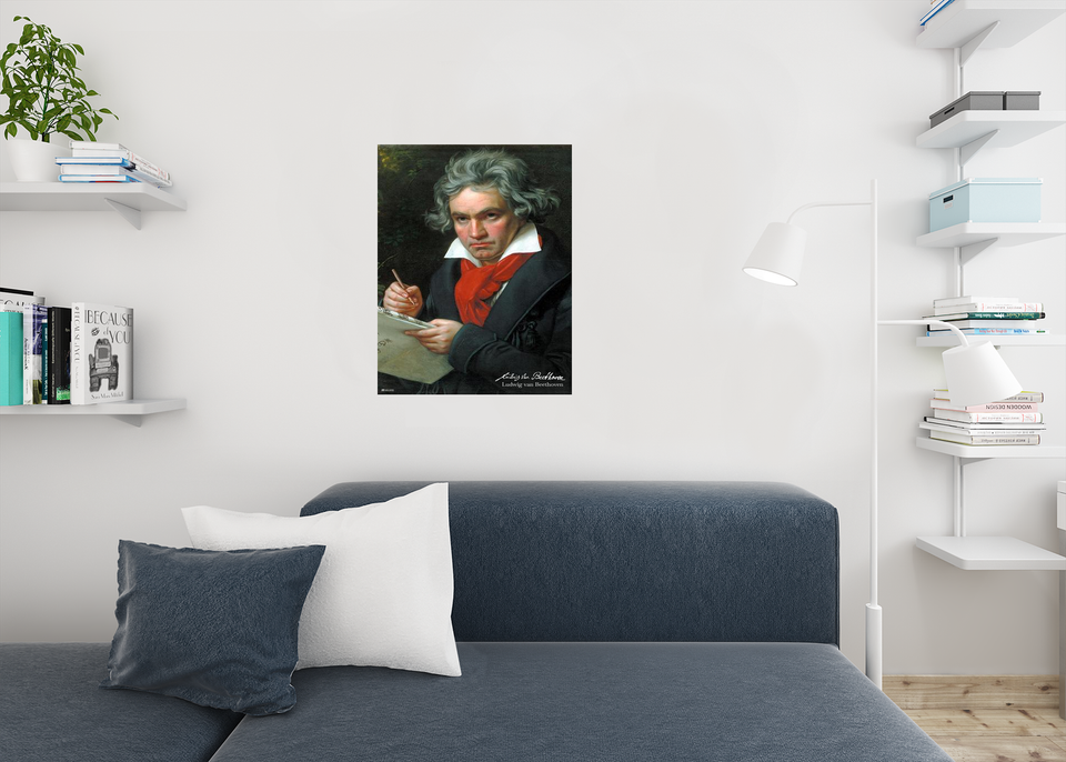 Ludwig Van Beethoven Classical Music Composer Art Print Poster 24x36 | eBay