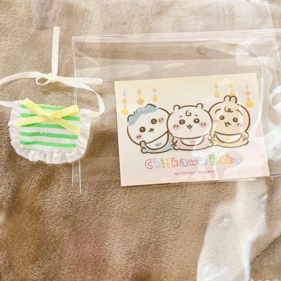 Chikawa Baby Bonus Sticker & Rabbit Mascot Sewing Clothes Set 4.15.1in ...
