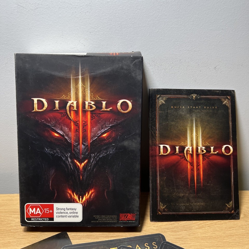 Diablo 3 PC CD-ROM Original Box & Contents Video Game | eBay Australia
