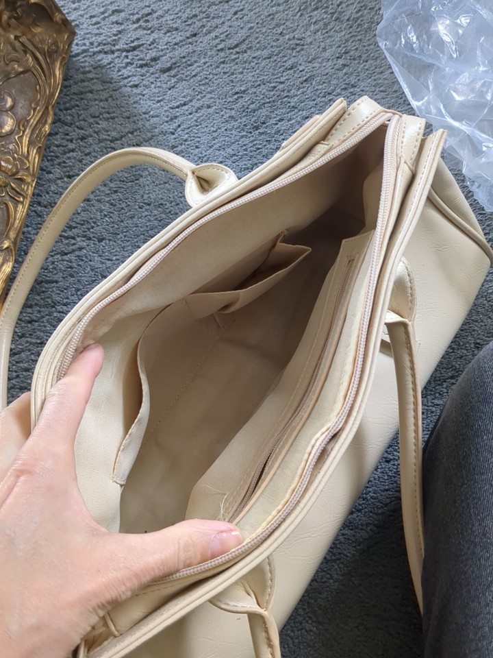 Y2K Vintage Fiorelli Cream Beige Shoulder Bag | eBay