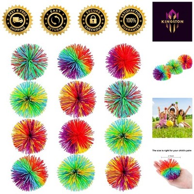 Multicolor 12-Piece Rainbow Stress Balls - Fun Sensory Toys for ...