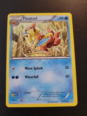Pokemon TCG Card 2012 Dragons Exalted - Floatzel 33/124 | eBay