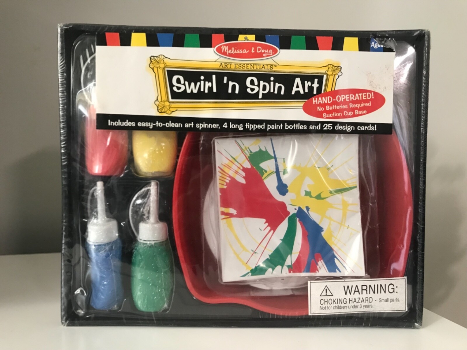 Melissa & Doug Swirl 'n Spin Art Craft Kit With 25 Design Cards 4233 ...