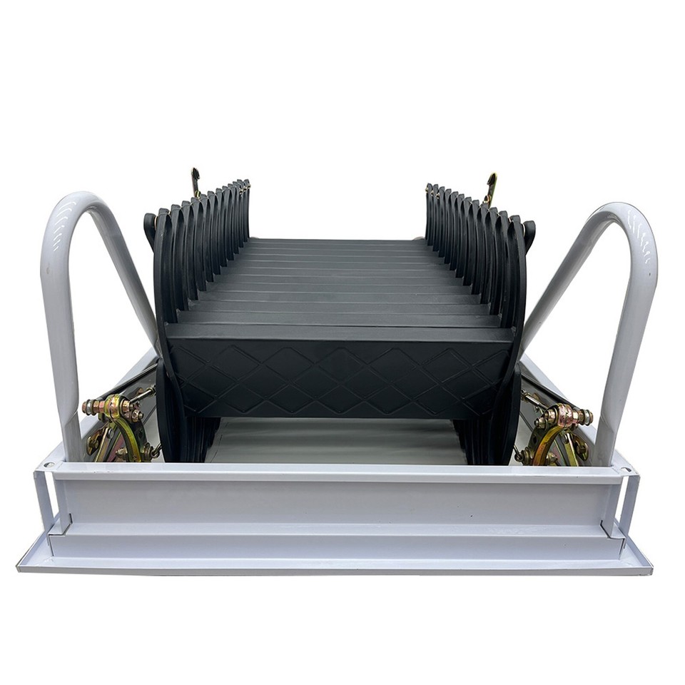 9.84ft Attic Pull Down Ceiling Ladder Stairs Hidden Folding Loft Wall ...