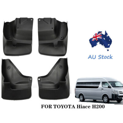 4Pcs Front + Rear Splash Guard Mud Flaps For Toyota Hiace H200 Series ...