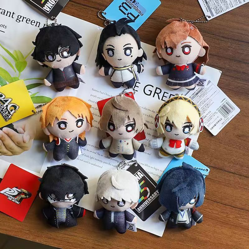 Anime Amamiya Ren Joker Doll Keychain Persona 5 Aegis Plush Toys ...