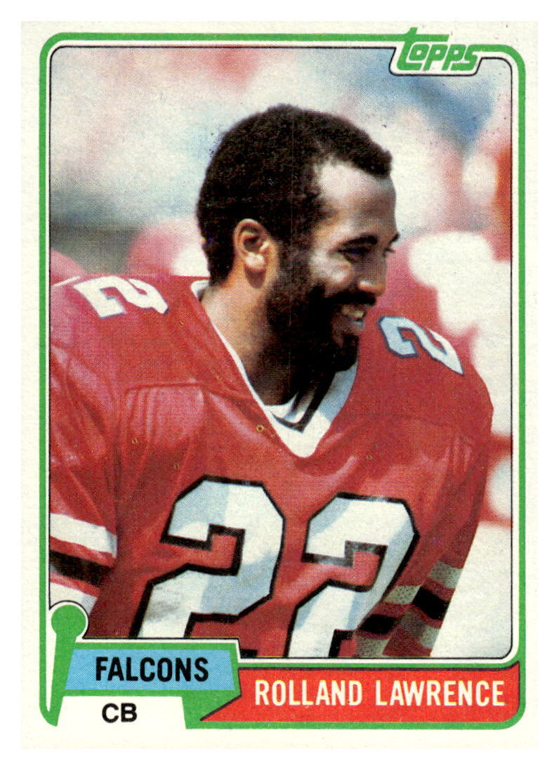 1981 Topps #497 Rolland Lawrence Atlanta Falcons Football Card VG/EX | eBay