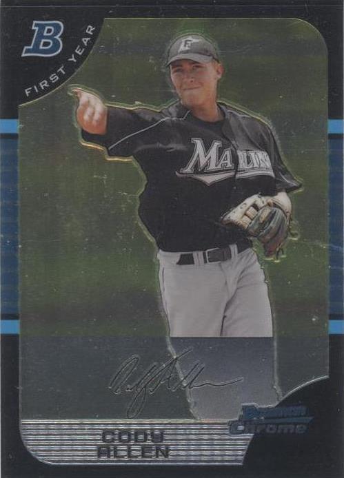 2005 Bowman Draft Picks & Prospects - Chrome Cody Allen #BDP49 (RC) for ...