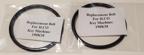 Qty 2 - Replacement Part: Drive Belt for Ilco 190KM or for Vintage Ilco ...