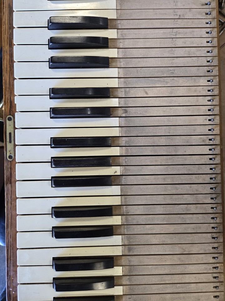 Estey organ Keys Antique Set Original Repair Project Craft Musician ...
