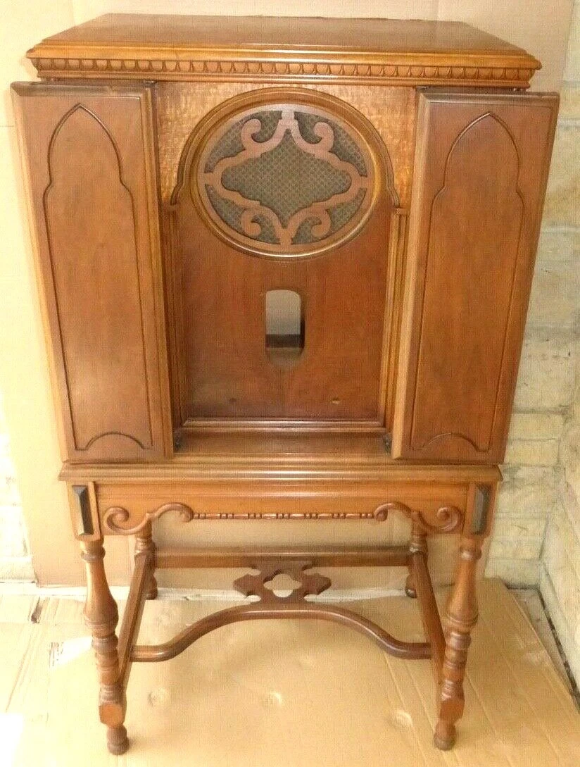 Antique Radio Cabinet