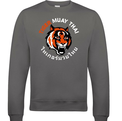 TIGER MUAY THAI JUMPER MMA UFC Martial Arts Thailand Training Top Gym ...