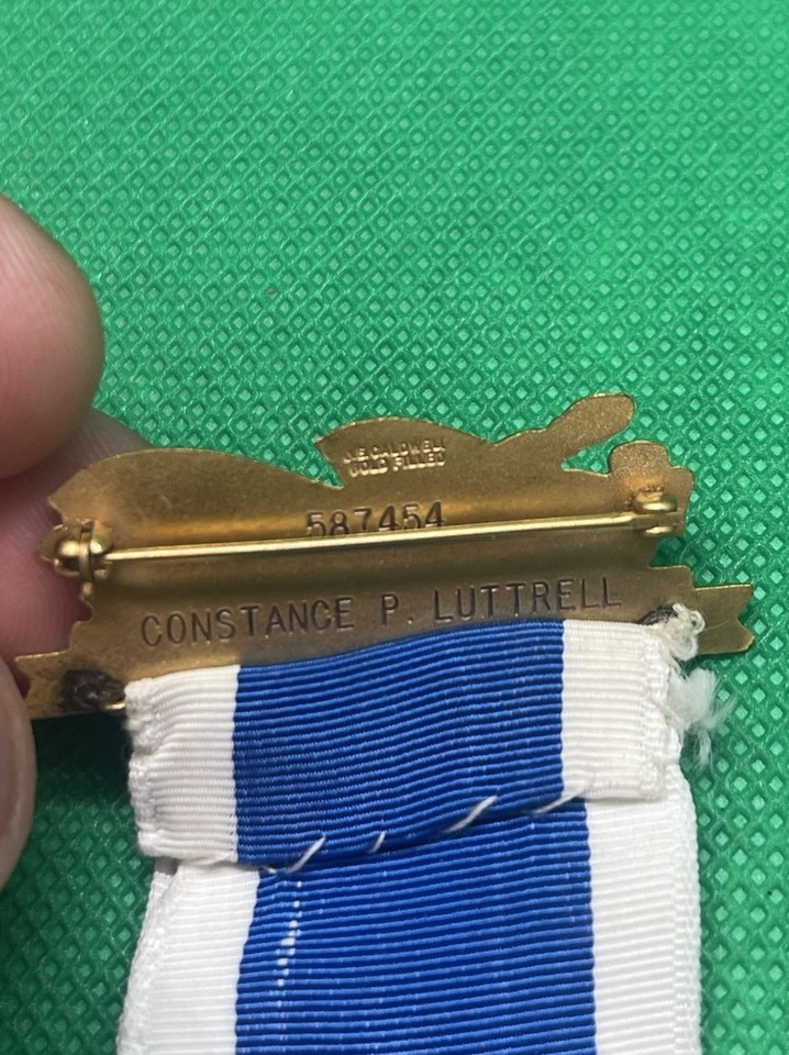 Vintage DAR Daughters American Revolution Ex-Chapter Regent Pin JE ...