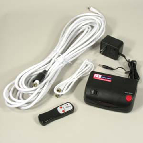 HDTV Outdoor Over The Air Antenna with Black J-Pole Mast Mount Remote ...