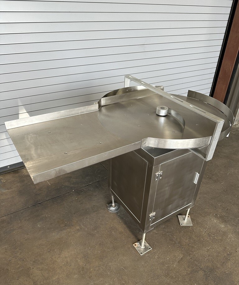 TPS 36" Stainless Rotary Feed, Pack Off, Accumulator Table ...