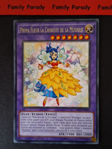 Prima Fleur la Choriste de la Musique SHVI-FR045 Carte YuGiOh! 1ère Ed ...