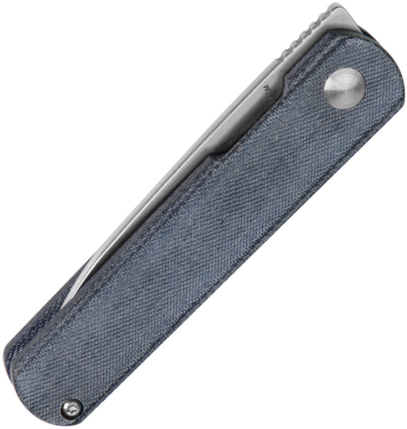 Kizer Cutlery Feist Linerlock Blue Demin Micarta Folding 154CM Knife ...