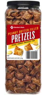 Member's Mark Peanut Butter Filled Pretzels 44 oz *So Good! | eBay