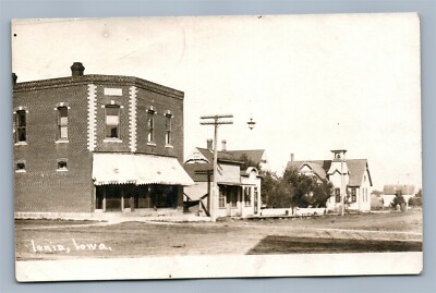 IONIA IA STREET SCENE ANTIQUE REAL PHOTO POSTCARD RPPC | eBay