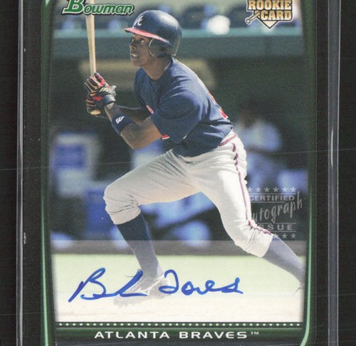 2008 Bowman #223 Brandon Jones Auto Autograph Atlanta Braves (JT) | eBay
