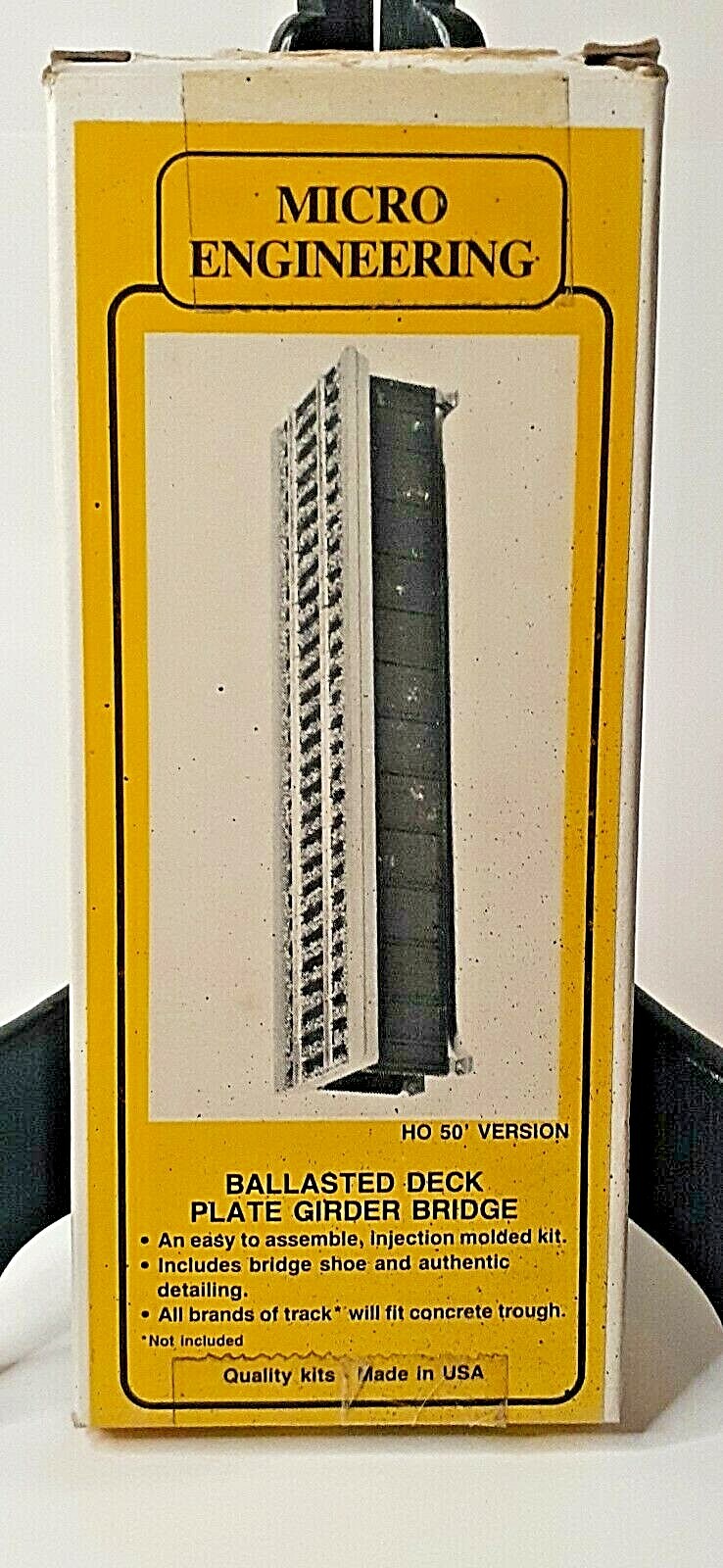 MICRO ENGINEERING 75-508 HO 30' BALLASTED DECK PLATE GIRDER BRIDGE NIB | eBay